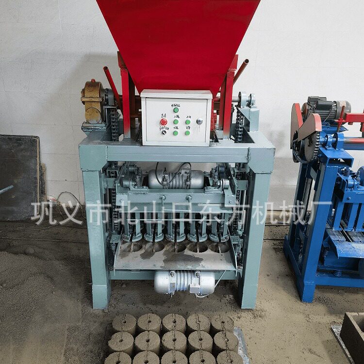 4-35B料斗水泥圆柱砖电动制砖工厂供应多种规格模具可换轻质砖