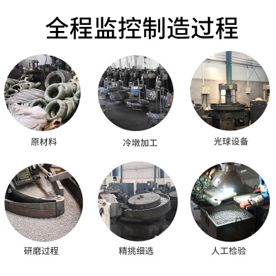 440C不锈钢球 工业9Cr18Mo材质钢珠14/14.288/15/15.081/15.875mm