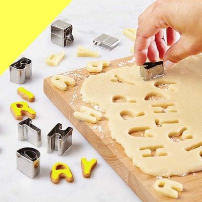 极速Kitchen DIY 26 Pcs/Set Cake Cutter Alphabet Letters Shap