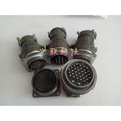 航空插头插座 P55K3Q-30芯 35芯 正反装 开孔直径55mm 圆形连接器