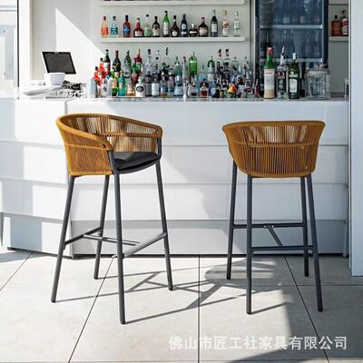 户外藤编天休闲藤椅园沙发院别庭墅阳台室外民宿露防水花防0124晒