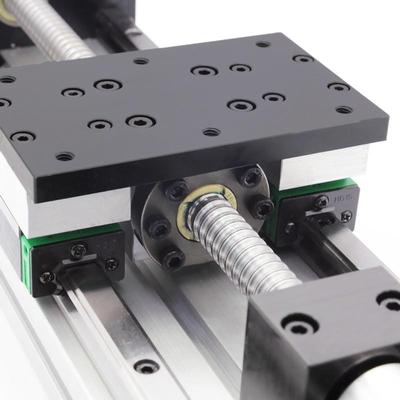 海杰创滑台模组重型H120双线轨精密滚珠丝杠直8进6嘉步电机线导轨