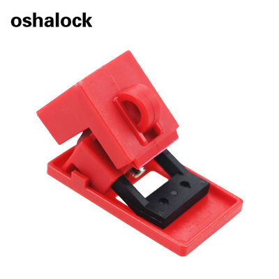 卡箍式小型断路器锁手柄扣上锁空气开关安全锁具可拆卸红色BD-D11