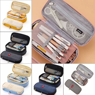 极速Large Capacity Pencil Case Stationery School Supplies Pe
