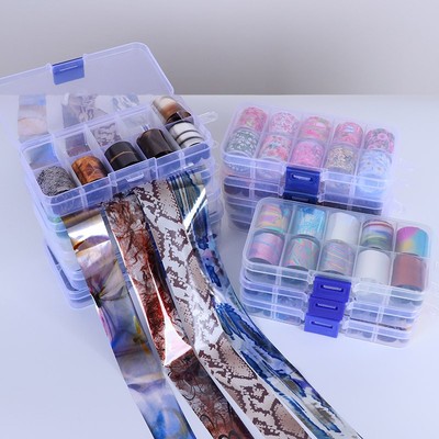 Nail Transfer Foil Paper Sticker Designer Set Nail Art Decal