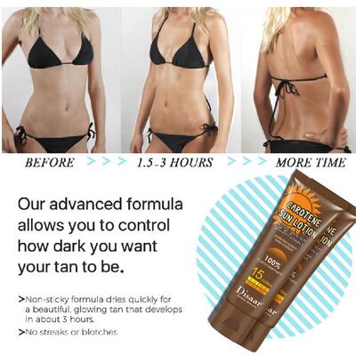 Sun tan Oil Self Tanner Solarium Cream Salon BroXnzer美黑霜