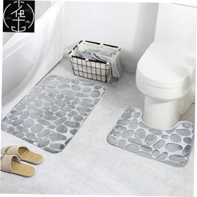 European and American head carpet toilet mat set bathroom