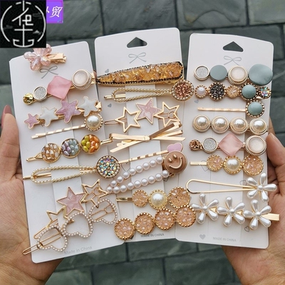 好货Hair clip Ins bangs hair Suit Trinkets woman Headwear