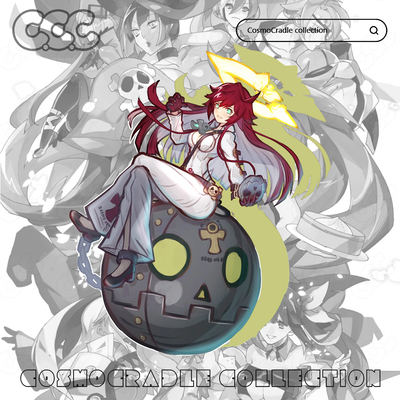 罪恶装备系列 婕克欧·瓦伦丁 UV转印防水贴纸