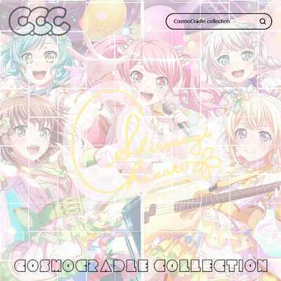 Bang Dream！Pastel Palettes白鹭千圣签名贴纸 UV转印防水贴纸