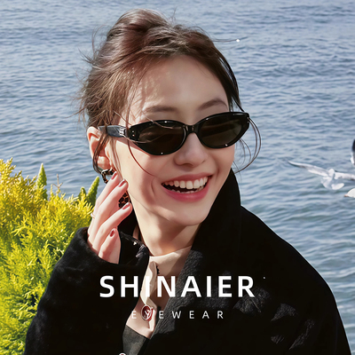 ROCOCO猫眼墨镜偏光开车可配近视