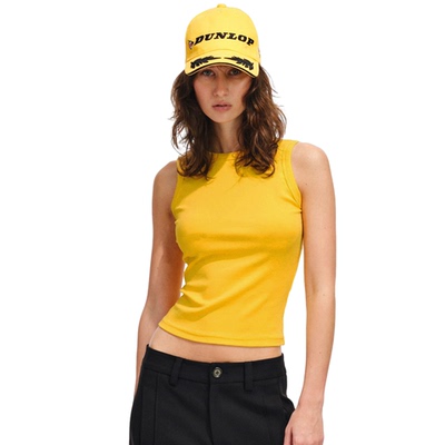 Two little guys*阿克苏天丝棉正肩弹力显瘦无袖圆领背心Tank top