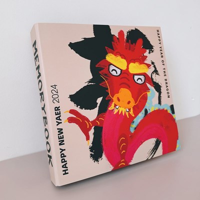 memobox欢喜龙儿童相册插页式3寸5寸6寸宝宝纪念大容量影集记录册