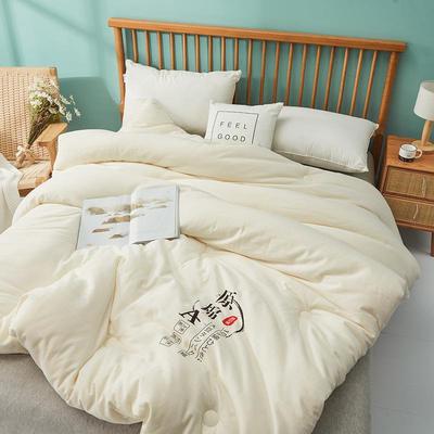 A类母婴级原棉大豆蛋白纤维被子秋冬加厚被芯双人床被褥冬被全棉