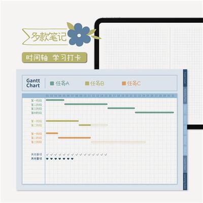 极速电子手帐Noteshelf学习笔记计划Notability打卡自律GoodNotes