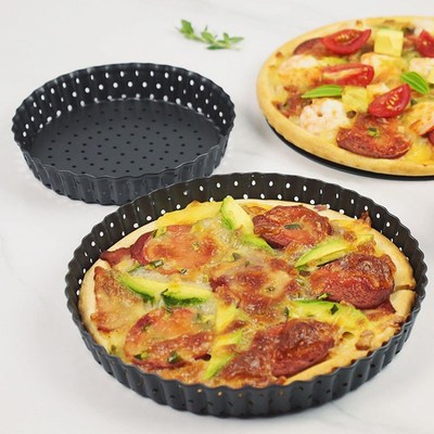 Non- Pizza Pans Tart Quiche Flan Pan Molds Pie Pizza Cake Ro