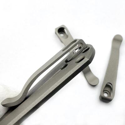CR刀夹钛合金CNC背夹克里斯里夫大沙背夹钛酋长背夹钛小沙刀夹