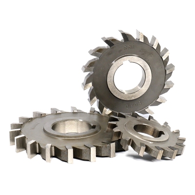 高速钢三面刃铣刀片锋钢铣钢铣刀盘50 63 75 80 100白钢三面刃HSS