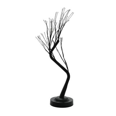 厂室销售树灯led灯家按钮家庭FJG节日LED铜线灯卧型黑色造灯