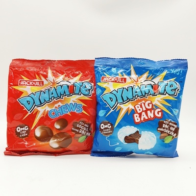 越南原装DYNAMITE薄荷味巧克力夹心糖果休闲零食代购纯越文