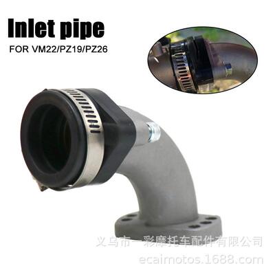 适配摩托车改装配件 VM22 PZ19 26 PE24 26 28mm化油器进气歧管接