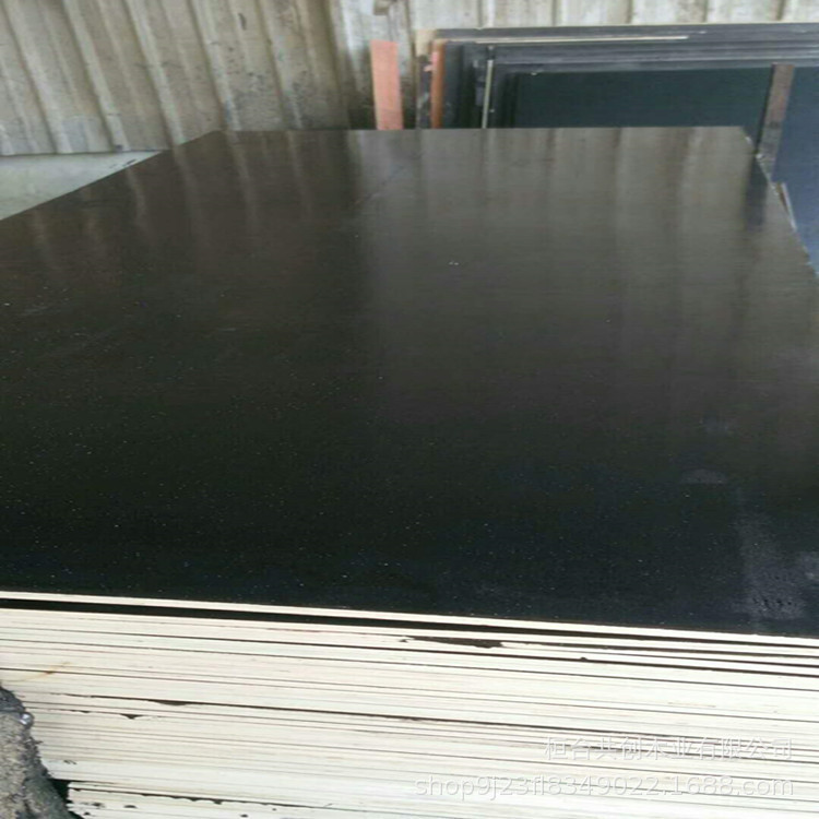 建筑模板批发黑色覆膜清水模板 防水耐腐蚀重复使用工地专用模板
