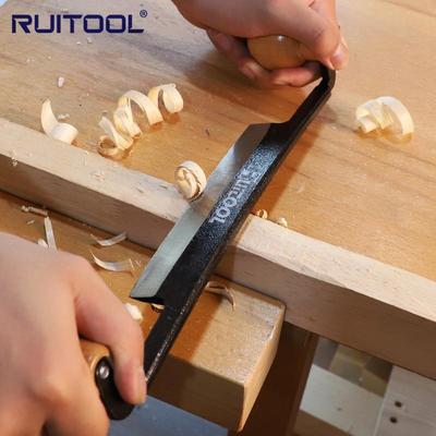 适配木工拉刀手工刮刀平刀 双把手直刨刀树皮刀DIY刨削工具 Draw
