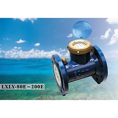 埃美柯014铁壳LXLY-E水平螺翼式液封法兰冷水表DN80100150200店