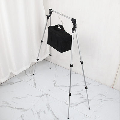 铝合金多功能伸缩折叠收纳架旅行出差便携晾N衣架迷你晒床单晾衣