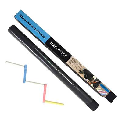 Blackboard Vnyl Peel and Stck Self Adhesve Chalkboard Wal