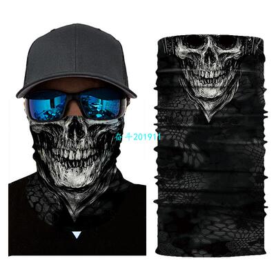 极速Hallowmas Windproof Bicycle Mask Neck Warm Half Face Mas
