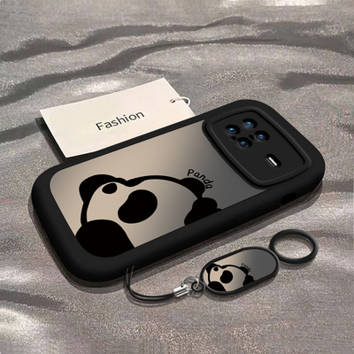 适用vivoXnote手机壳vivo X Note保护套XNote新款外壳V2170A带挂绳磨砂软镜头全包防摔vivoxn0te男女可爱熊猫