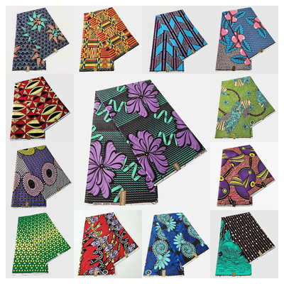 African wax fabric holland wax print 非洲荷兰蜡染布棉