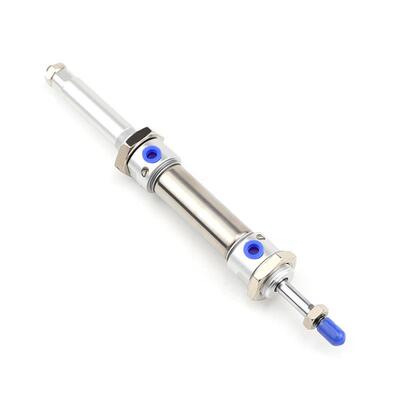 可调不锈钢带气缓冲迷你气缸MACJ16x25/50/75/100/150/200-50