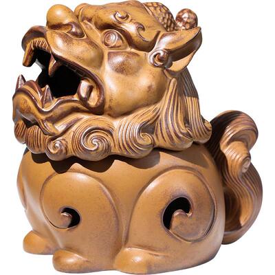 陶瓷狻猊大号盘香炉内家PQA用室貔貅薰熏炉檀香沉香香香摆件茶道