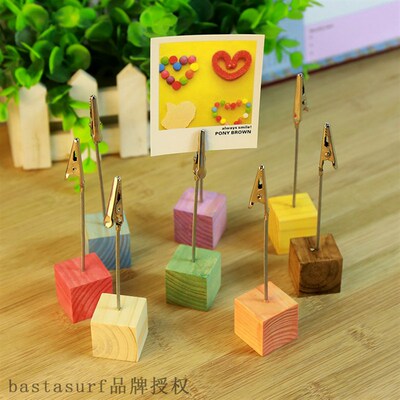 极速Color log square message clip iron note clip note clip d