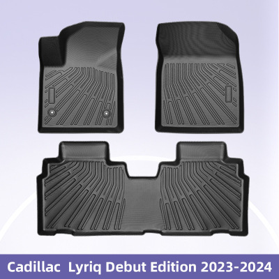 适用于Cadillac Lyrig Debut Edition2023-2024全天候TPE汽车脚垫
