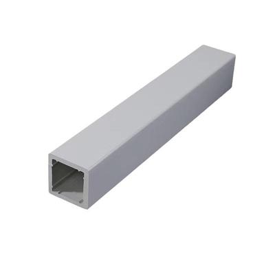 家挤出PV材C塑胶方通130*13003方管吊塑料管厂玄关顶装饰料