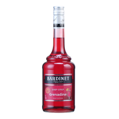 必得利红石榴糖浆 Bardinet Grenadine 国行正品鸡尾酒进口洋酒