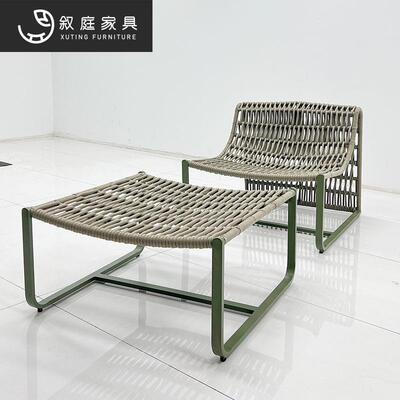 户外藤沙发阳台藤椅沙34840发单设民宿露计天室外休闲藤师人编沙