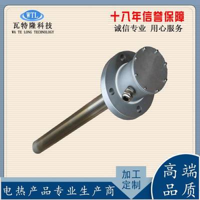 高品质大功率不锈钢法兰热管体加热加防干液烧水箱加WTL-FL-Q热棒