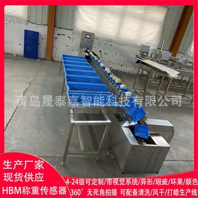 3166脐橙称重分级设备盘式水果重转量分选机龙虾自动称小重分拣机