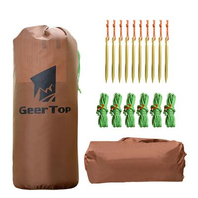 室内幕双人护所帐篷天二合一野庇营水防OHT露营帐篷户外便携式