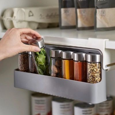 Desk Bottle Self-adhesive Home Holder Organizer Kitchen