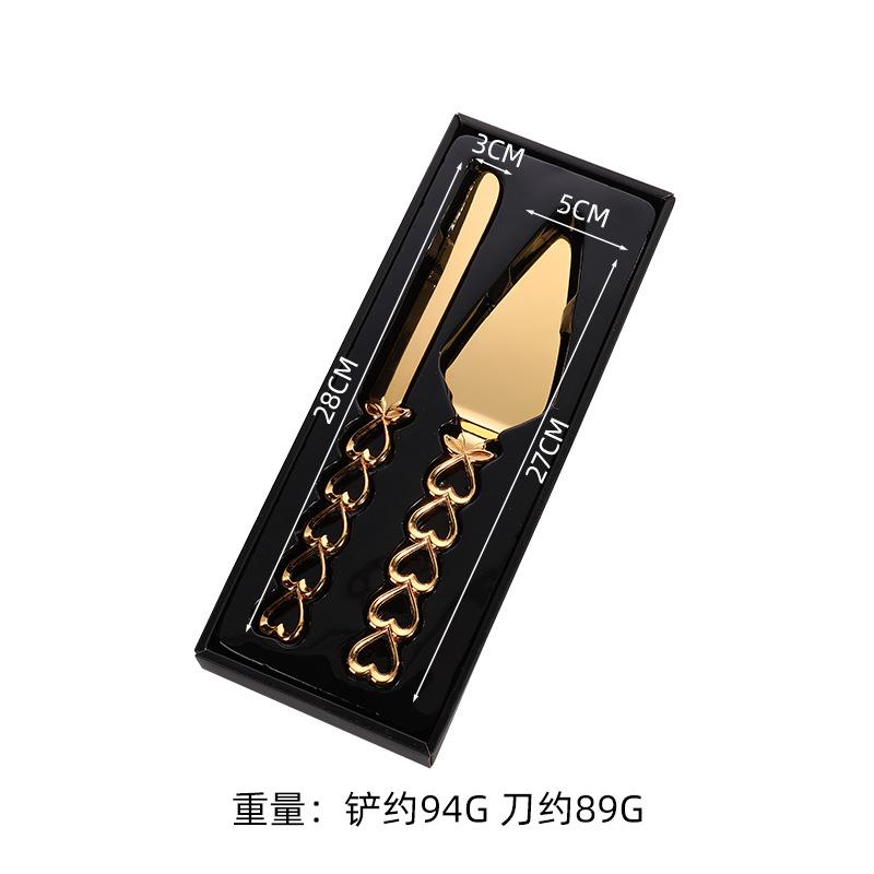 经典轻奢风刀铲套装牛排西餐锌合金刀具用品高级感桌面餐具摆件