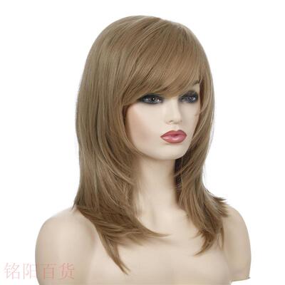 极速New Amazon Wigs for women with short straight hair and c
