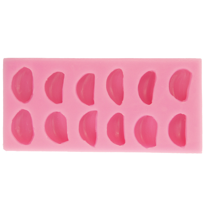 大蒜头盐雕模具糖艺盘式烘焙巧克力diy蛋糕装饰插件矽胶蒜瓣磨具