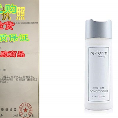 Reform Volume Conditioner  Sulfate and Paraben Free  For C