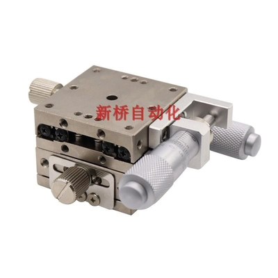 现货XY轴线性滚珠精密微q调滑台C/L/RBSX40/60千分尺位移工作平台