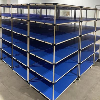 PXT车间物架供应仓储精管益功货架线料棒周转车物流仓储多能分拣